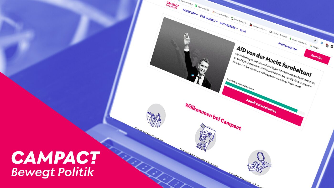 Frischer Look zum Jubiläum: Campact im neuen Design | Campact