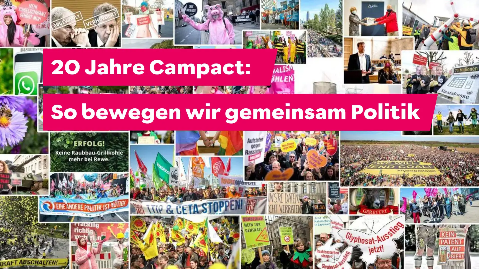 Die 6 größten Demos der letzten 20 Jahre | Campact